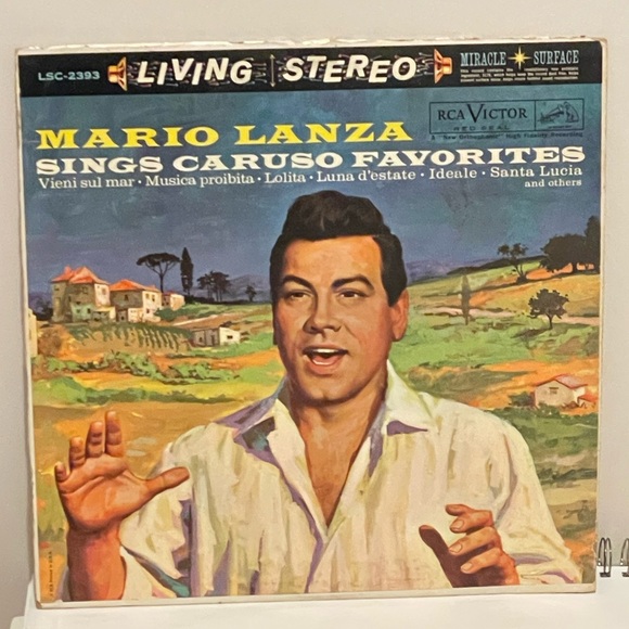 RCA Victor | Media | 25 Mario Lanza Sings Caruso Favorites Living ...